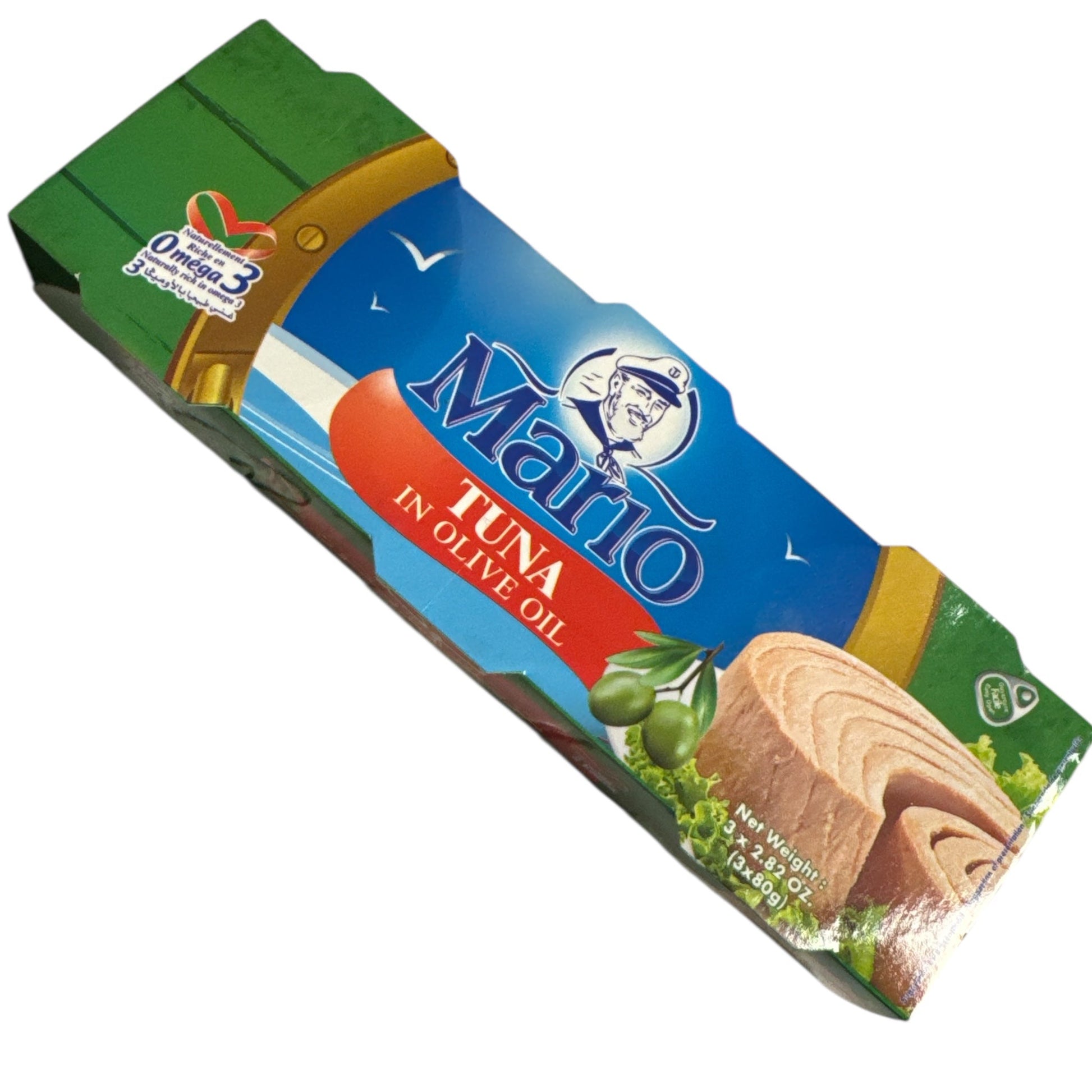 Mario Tuna in Olive Oil – 3×80g – HANOUTY.ca